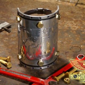 15 CNC home made footpeg and heat shield DIY project