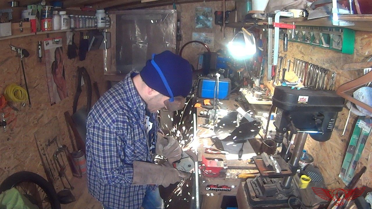 02 Home made shock compressor for softail tutorial