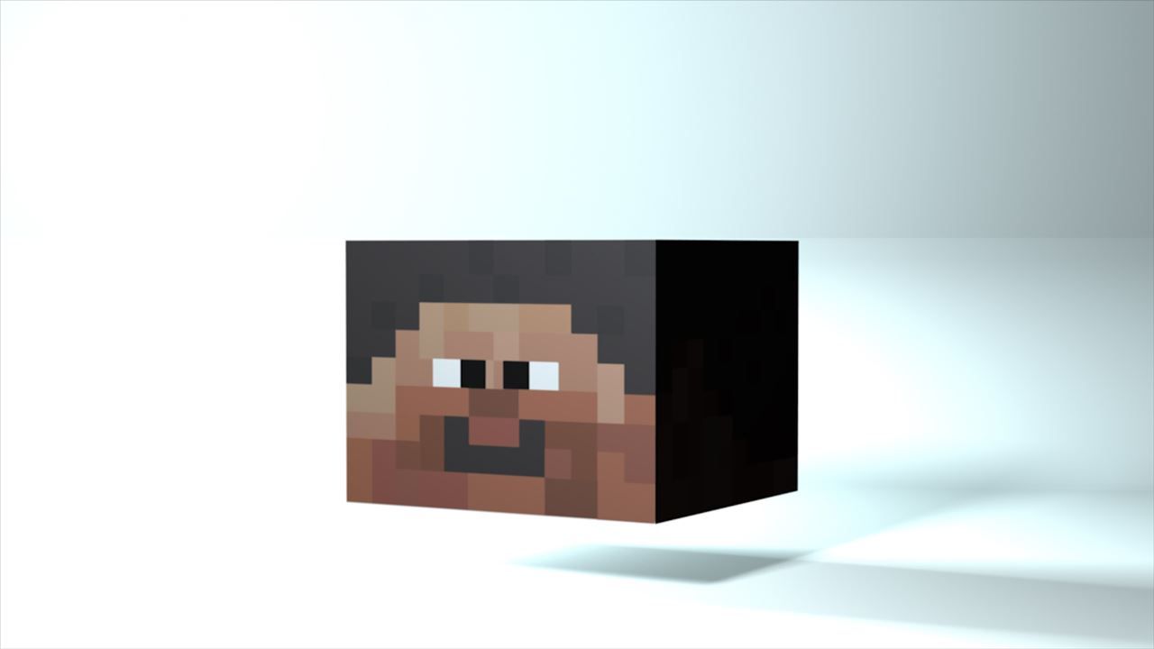 Minecraft Steve Head Template